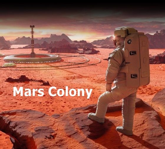 Mars Colony, NFT-blockchain game - DeFi & Crypto